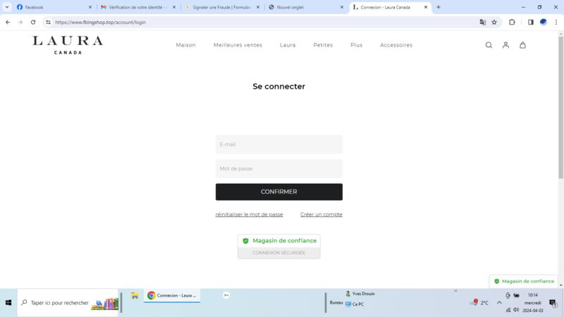 LAURA CANADA | 2 signalements | 5 commentaires